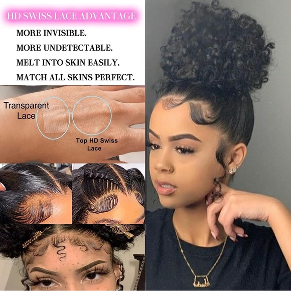 Hair | Human Hair Reusable Edges Hair Top Swiss Hd Lace Edges Hair ...